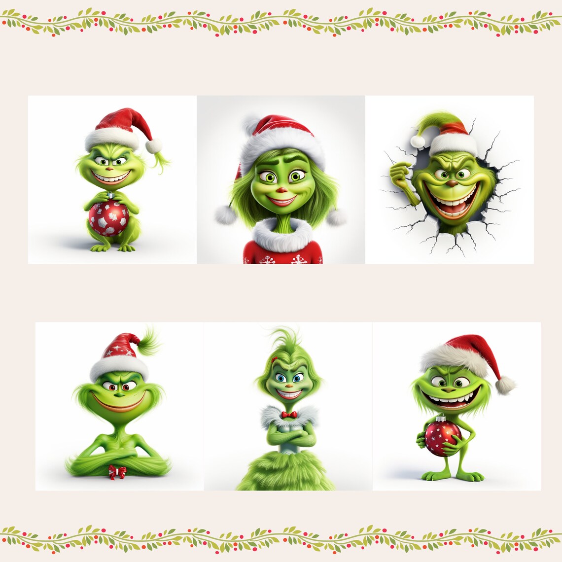 Christmas Grinch, Christmas Clipart, Festive Season Clipart, Xmas ...