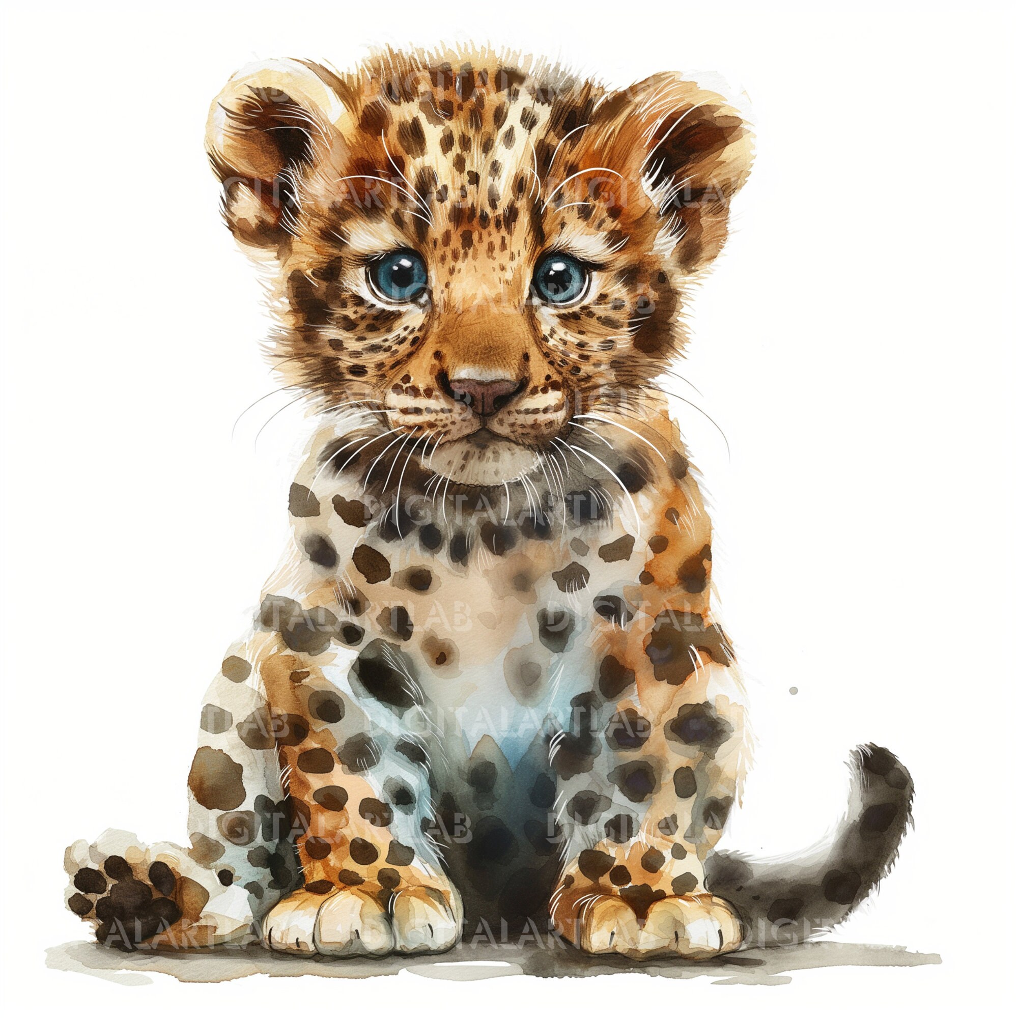 Jungle Baby Animals, Animal Prints, Baby Animals Digital Clipart ...