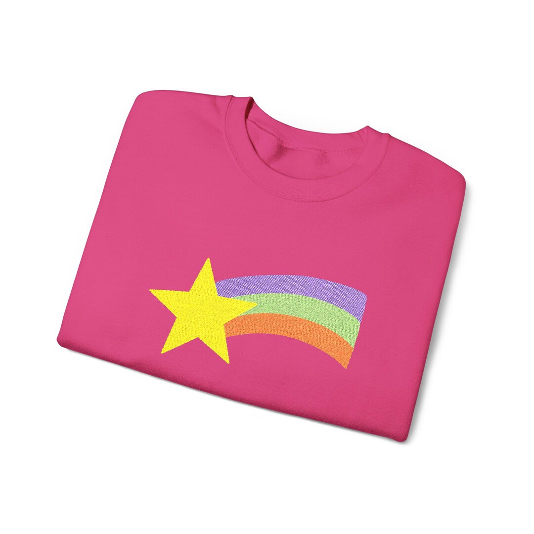 Mabel Rainbow Star Embroidered Sweatshirt | Cartoon Fan Gift - Etsy