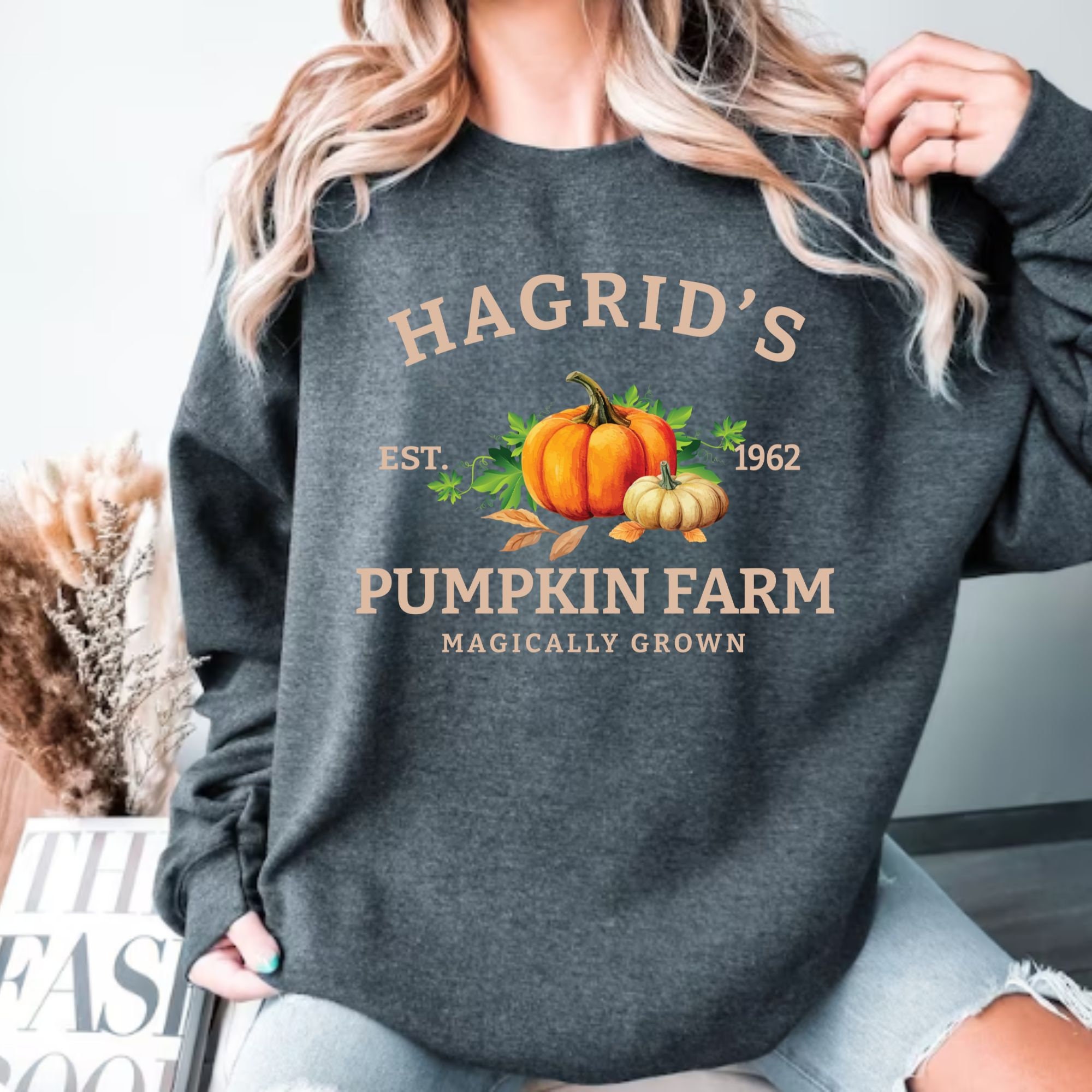 Fall Sweatshirt Hagrid's Pumpkin Patch Sweatshirt | Pumpkin Patch Shirt ...