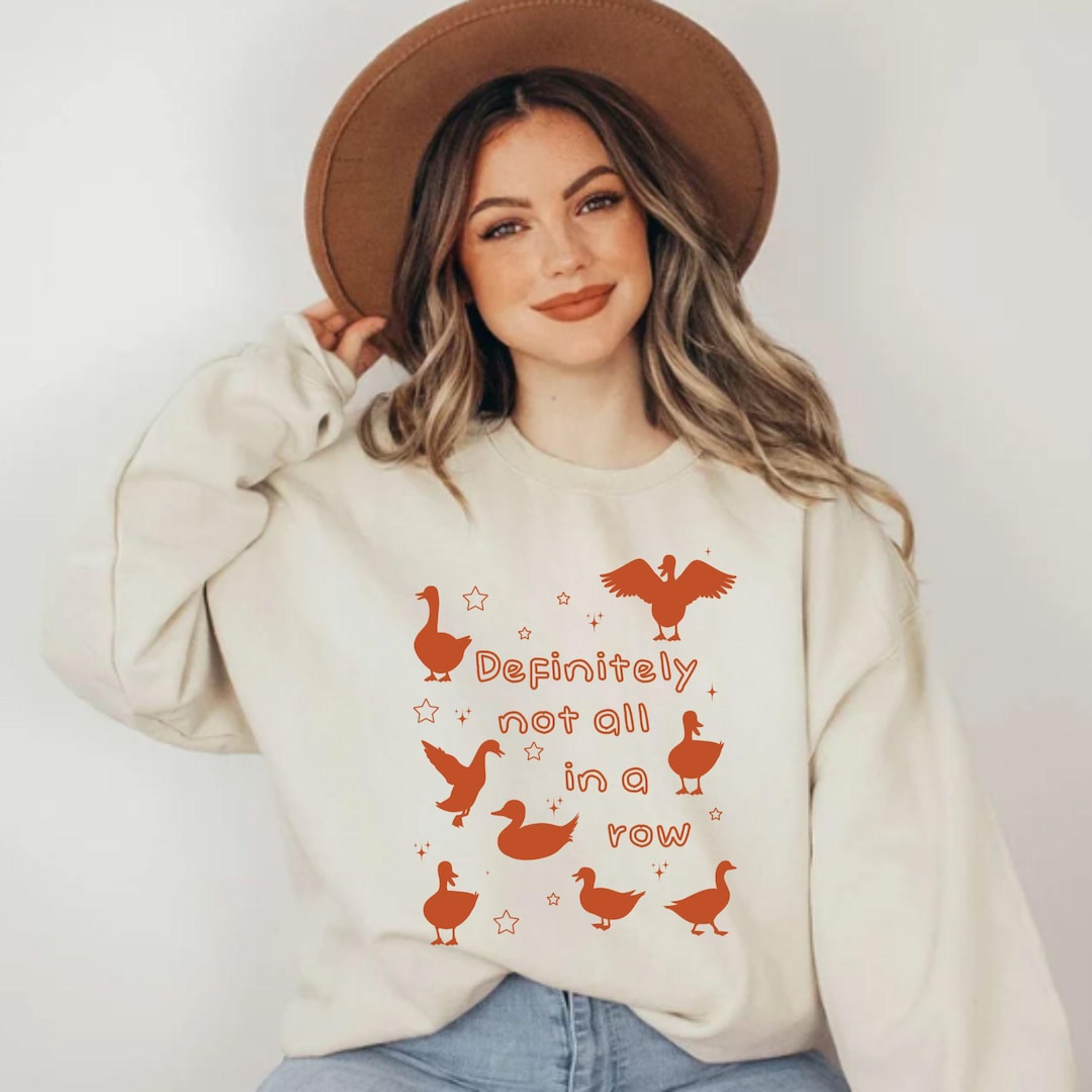 Funny Duck Meme Sweatshirt | Retro Animal Lover Crewneck - Etsy