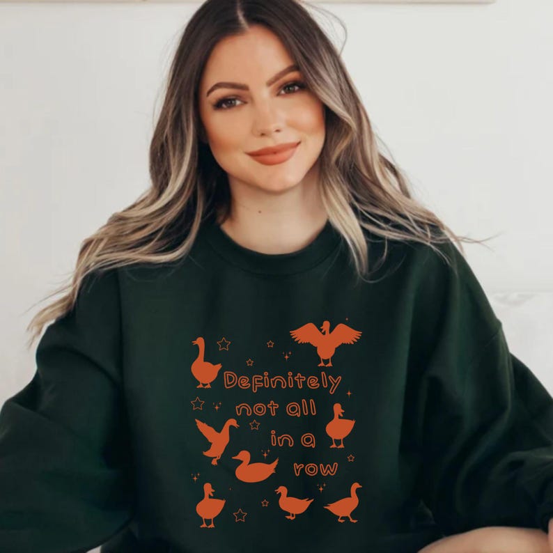 Funny Duck Meme Sweatshirt | Retro Animal Lover Crewneck - Etsy