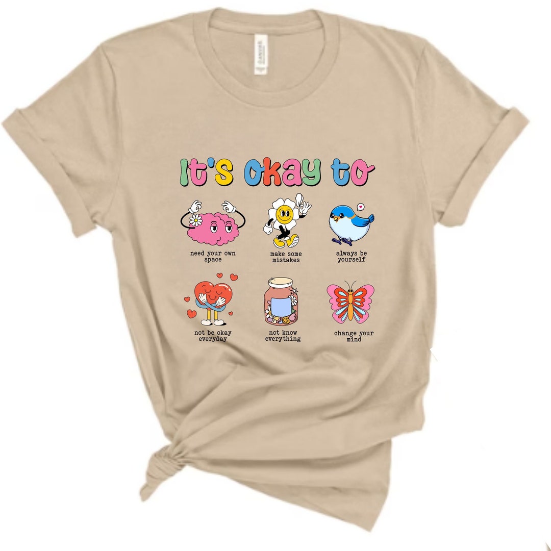 Retro Love Yourself Shirt | Mental Health Unisex Tee - Etsy