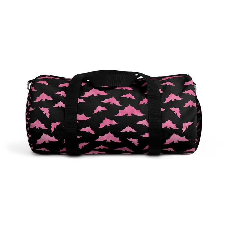 Pink Bats Goth Duffel Bag | Kawaii Gothic Gym Bag - Etsy