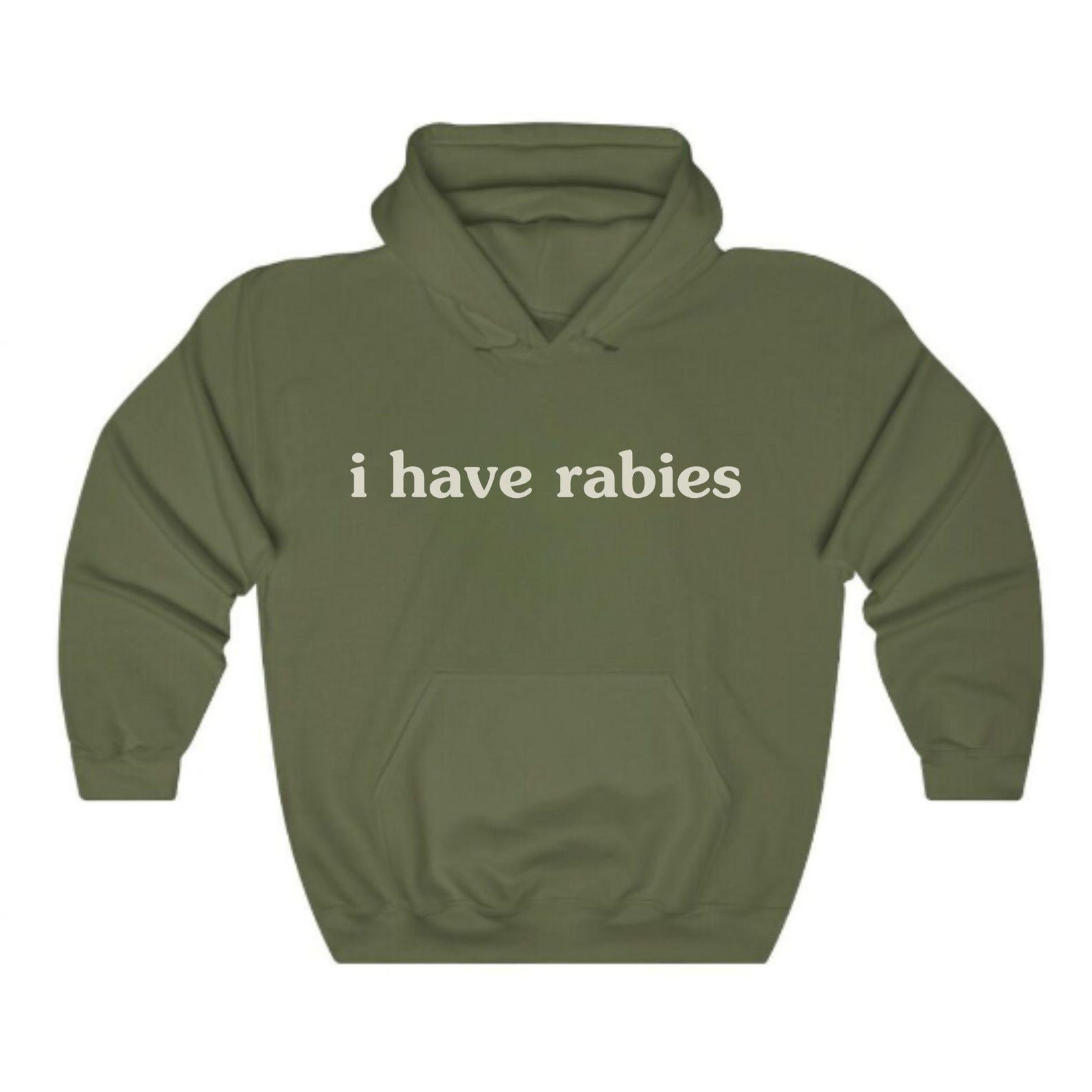 I Have Rabies Funny Hoodie | Unhinged Meme Sweatshirt Grunge Y2k ...