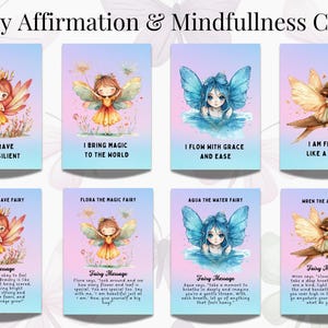 Fairy Affirmation Cards, Kids Affirmation Flash Card Pack, Nature ...