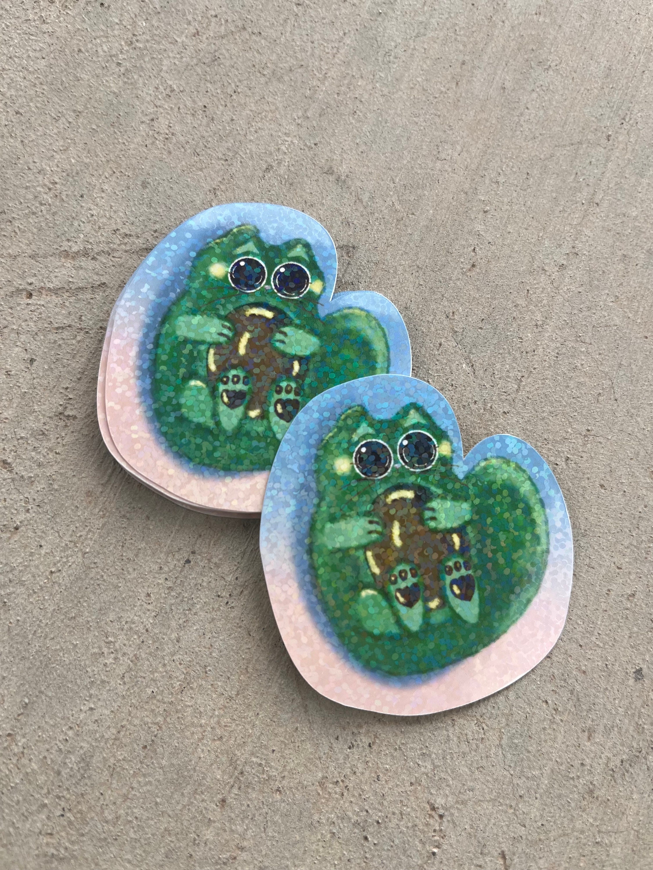 Avocato Cat Sticker- Avocado Cosplay - Etsy