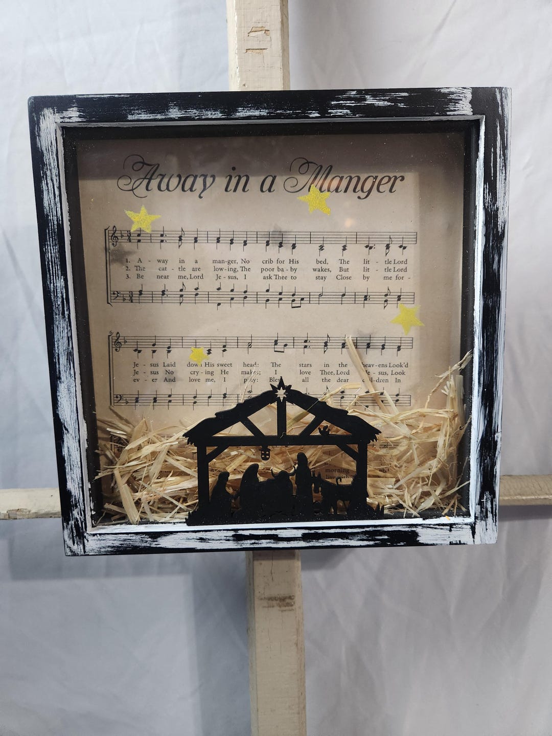 Away in a Manger Box Picture - Etsy
