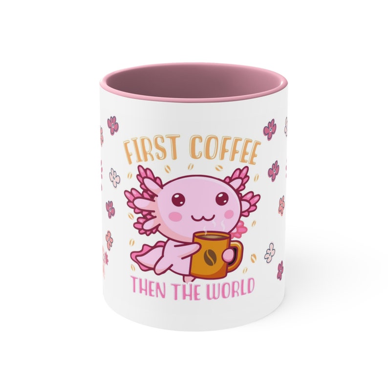 Axolotl Coffee Mug, Cute Axolotl Gift, Mexican Walking Fish Lover ...