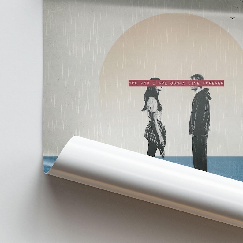 OASIS Poster - Live Forever, Wall Art, Gift for Music Fans - Etsy