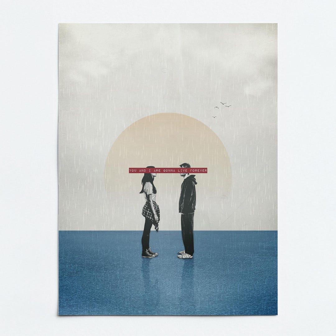 OASIS Poster - Live Forever, Wall Art, Gift for Music Fans - Etsy