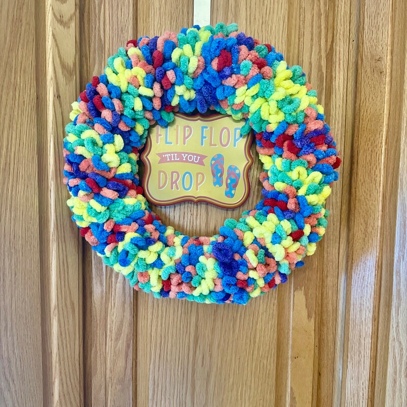 Loop Yarn Wreaths - Etsy