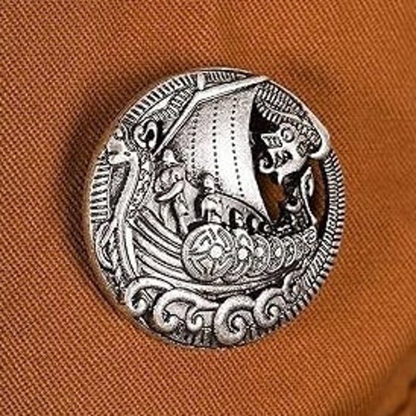 Viking Ship Pin - Etsy