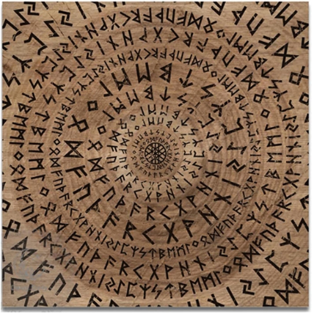 Tarot Tablecloth Occult Symbol Art Divination Tablecloth Pagan Wicca ...