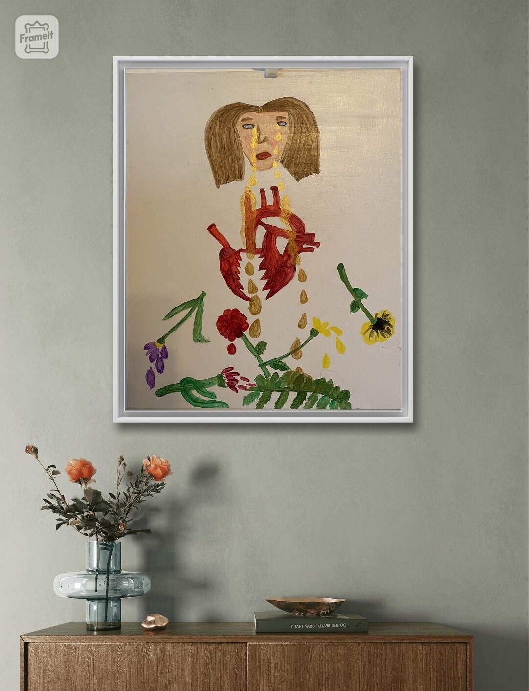 Trauma Healing Wall Art, Trauma Survivor Gifts, Brokenhearted,loss of ...