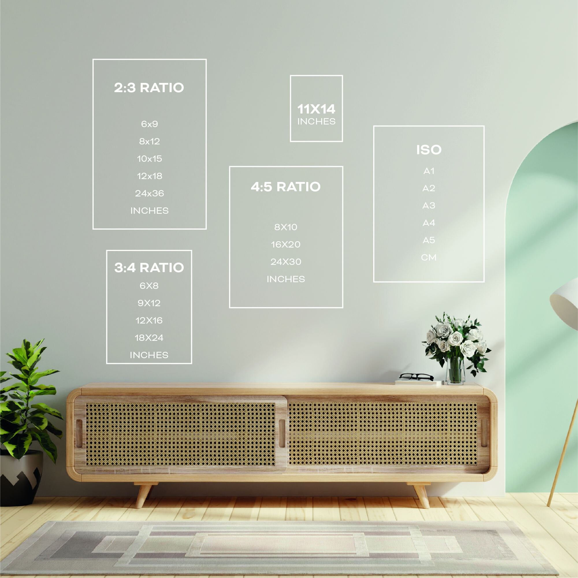 Gift Idea Idea Psalm 23 Bible Verse Modern Bible Wall Art Christian ...