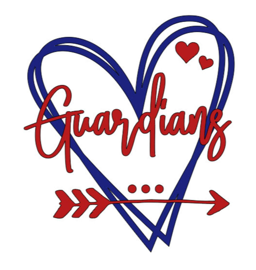 Guardians Vinyl Heart Decal Sticker Heart Decal Vinyl Cup - Etsy