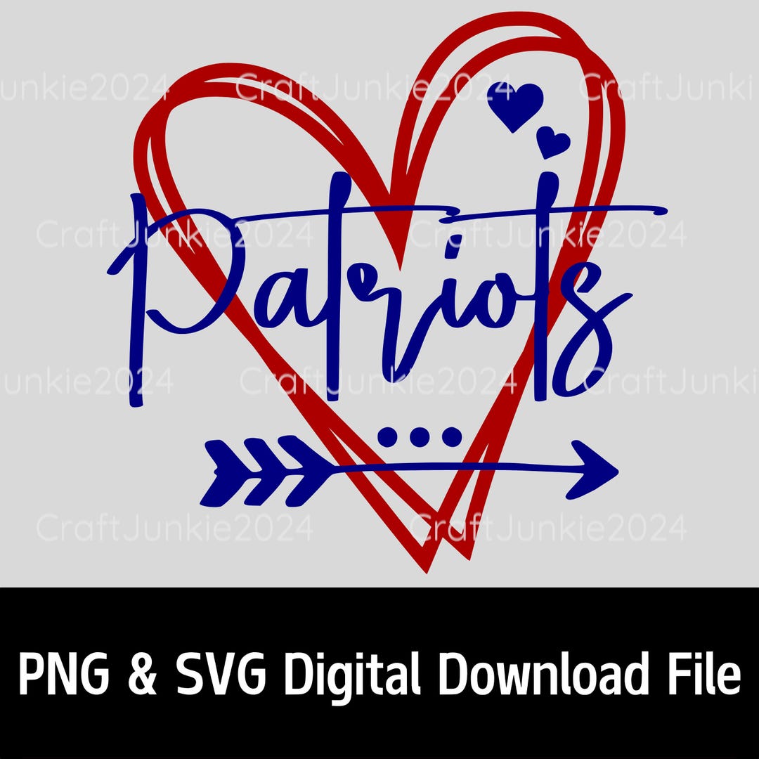 Patriots Png Svg, Football Png Svg, Sport Png Svg, Sublimation Design ...