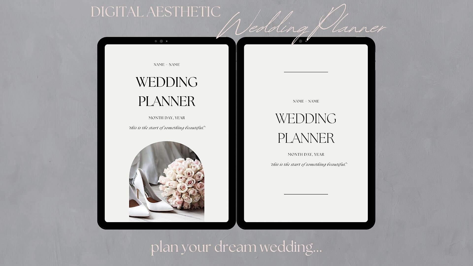 115 Page Digital Wedding Planner Ipad/tablet Planner Goodnotes Wedding ...