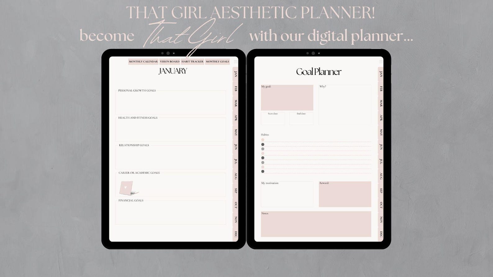 That Girl Planner | Undated Planner | Daily Planner | Personal Planner ...