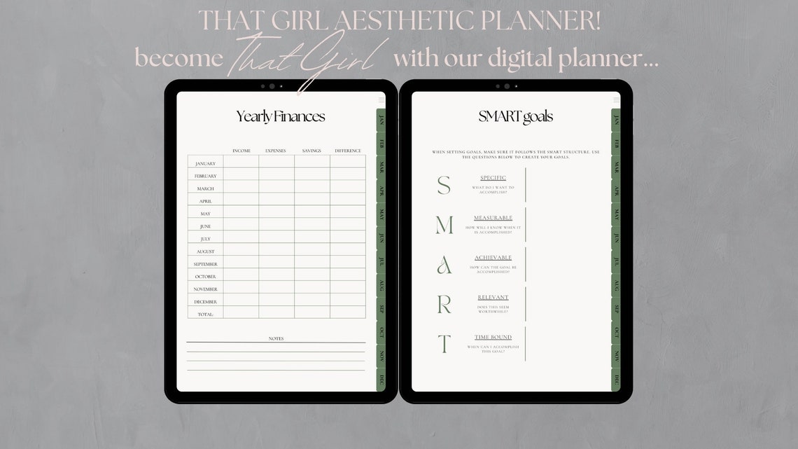 THAT GIRL Planner 2024 Digital Planner iPad Planner Goodnotes Planner ...