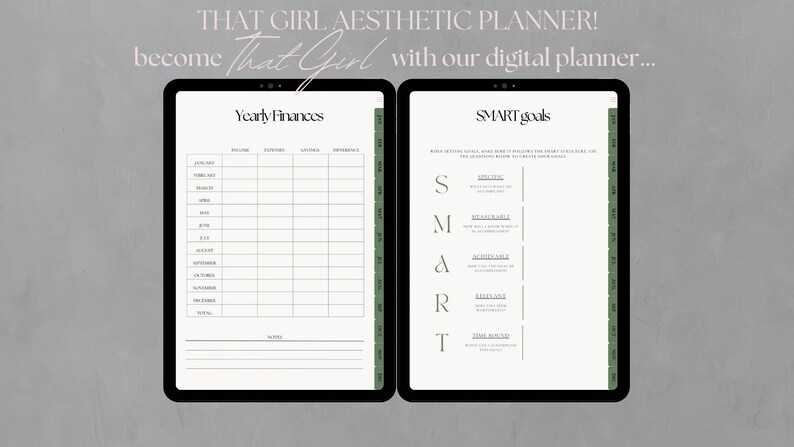 THAT GIRL Planner 2024 Digital Planner iPad Planner Goodnotes Planner ...