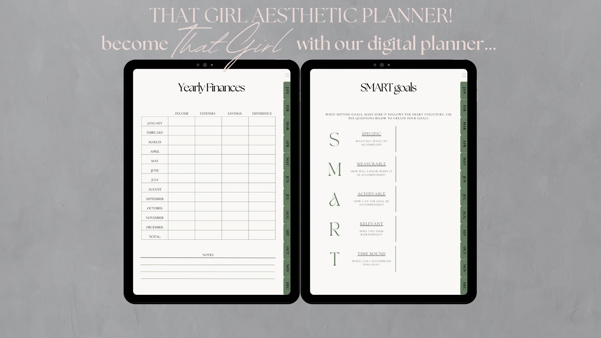 THAT GIRL Planner 2024 Digital Planner iPad Planner Goodnotes Planner ...