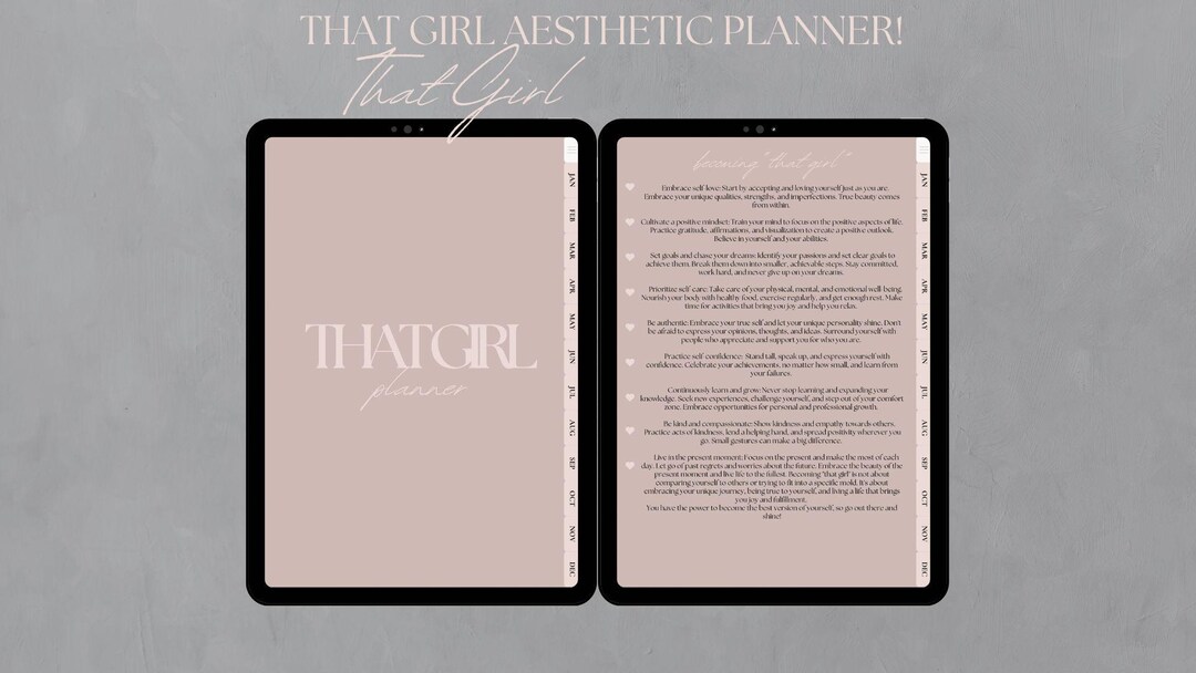 That Girl Planner | Undated Planner | Daily Planner | Personal Planner ...