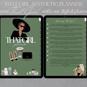 THAT GIRL Planner 2024 Digital Planner iPad Planner Goodnotes Planner ...