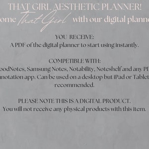 THAT GIRL Planner 2024 Digital Planner iPad Planner Goodnotes Planner ...