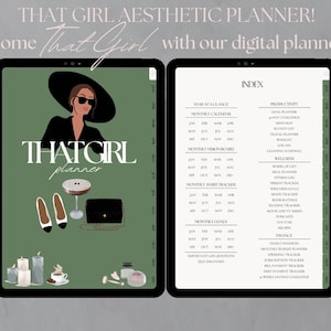 THAT GIRL Planner 2024 Digital Planner iPad Planner Goodnotes Planner ...