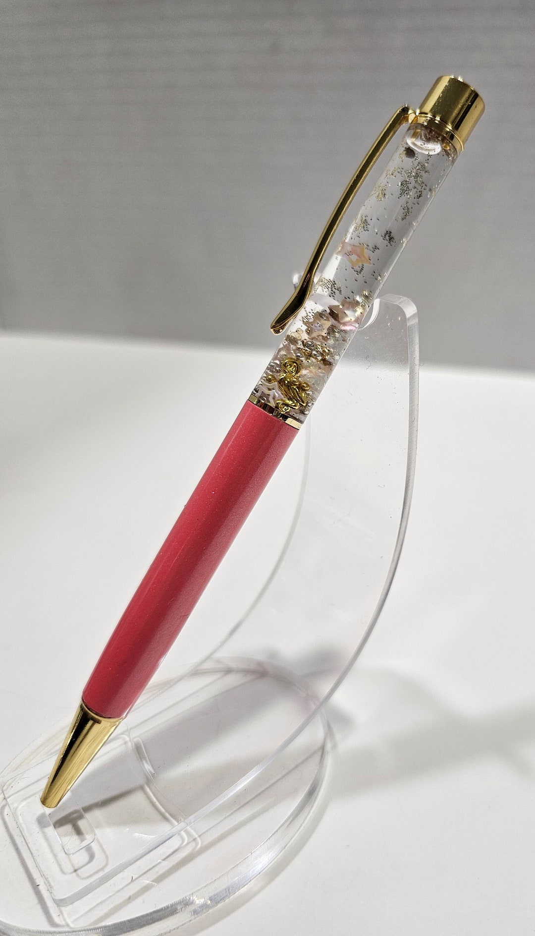 Flamingo Sensory Fidget Pen, Floating Pen, Gift, Ballpoint Pen, Liquid ...