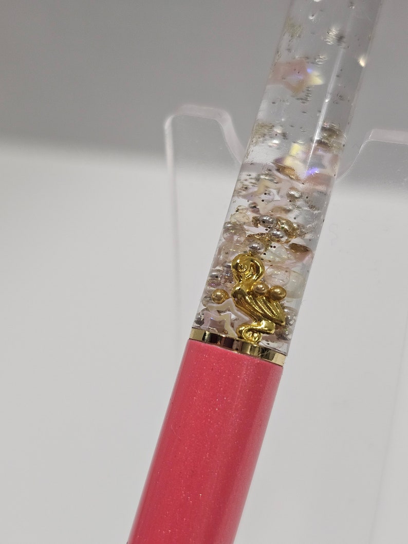 Flamingo Sensory Fidget Pen, Floating Pen, Gift, Ballpoint Pen, Liquid ...