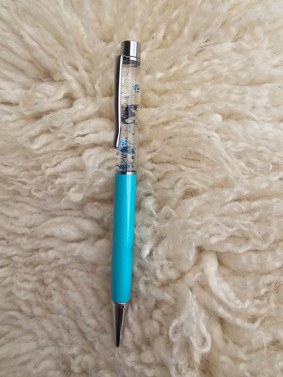 Sensory Seahorse Floating Pen, Snow Globe Pen, Aqua, Gift, Sea Life ...