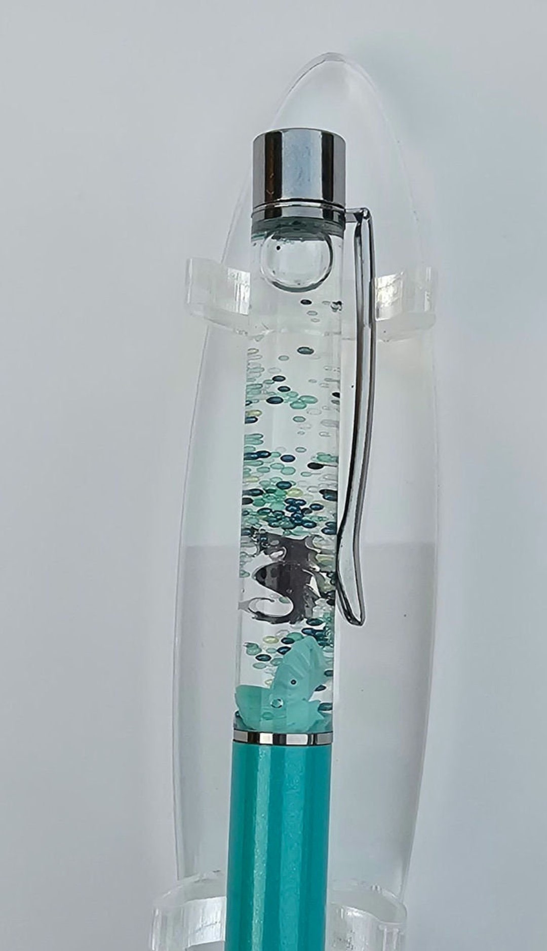 Seahorse Sensory Floating Pen, Fidget Pen, Aqua, Gift, Sea Life ...