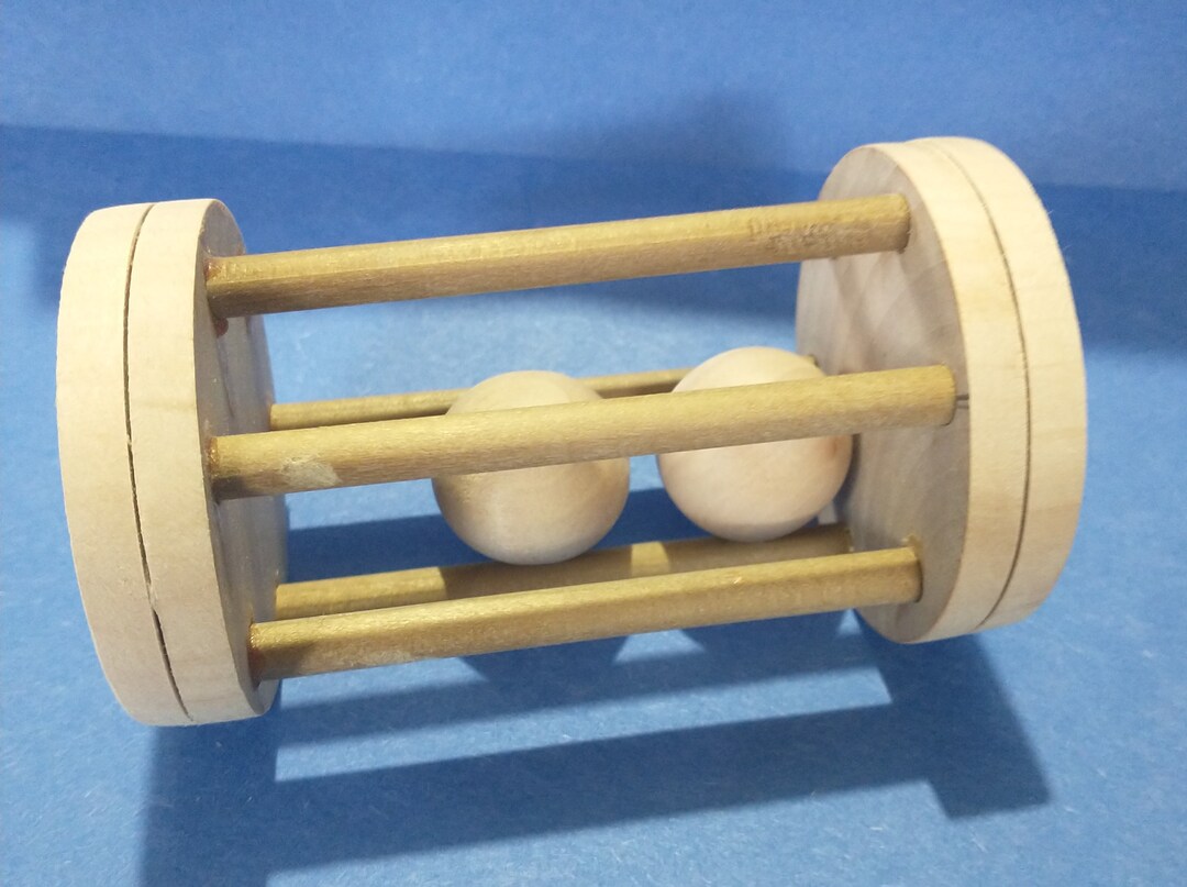 Wood Rolling Rattle Kit You Put Together - Etsy