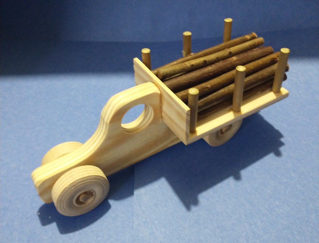 Wood Toy Log Hauler Kit You Put It Together - Etsy