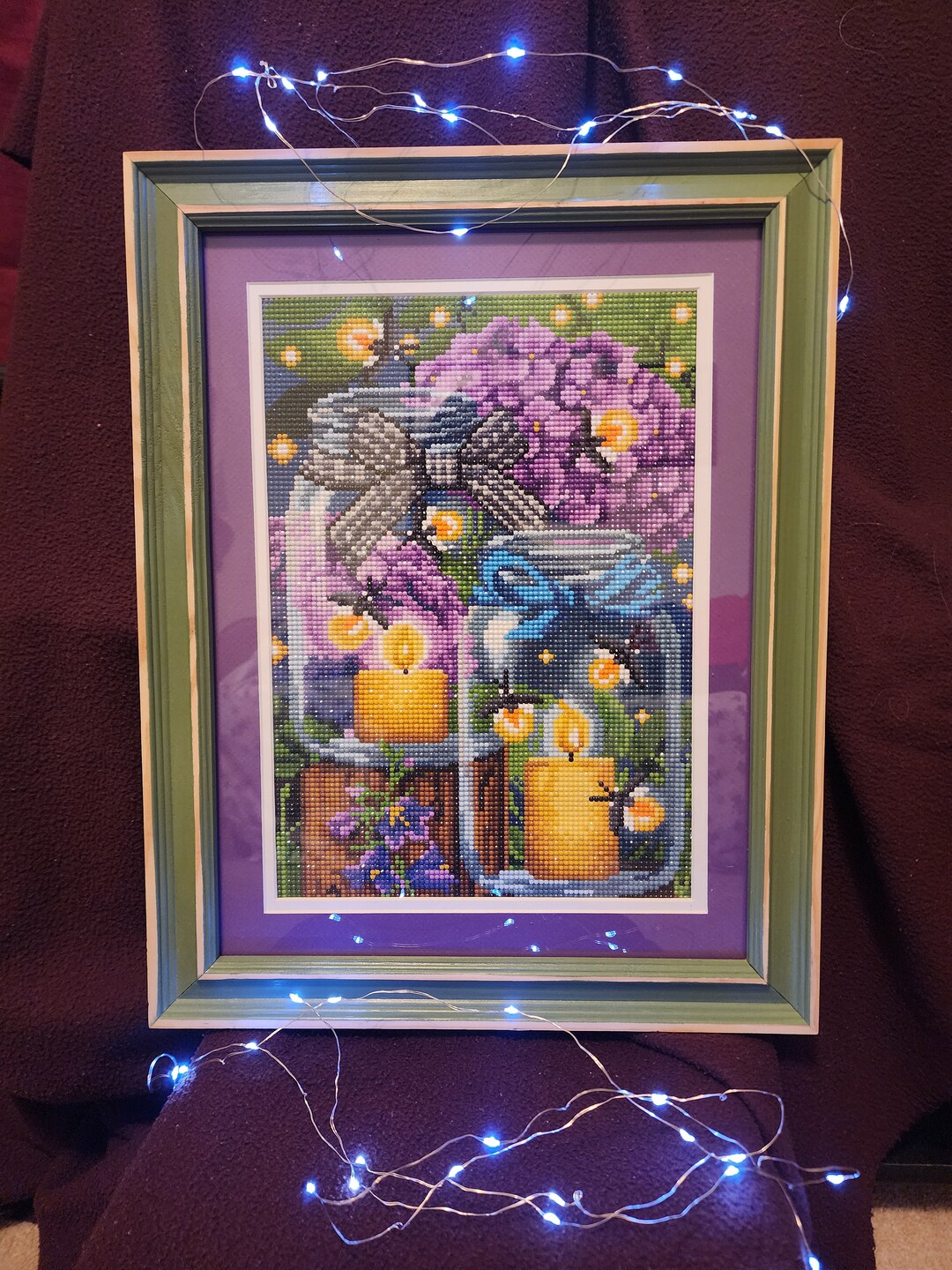 Framed Fireflies Diamond Painting - Etsy