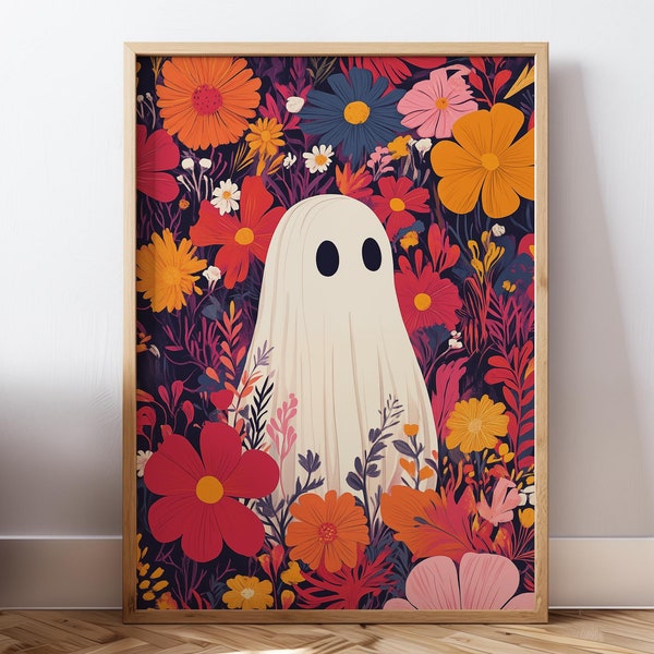 Cute Halloween Poster - Etsy