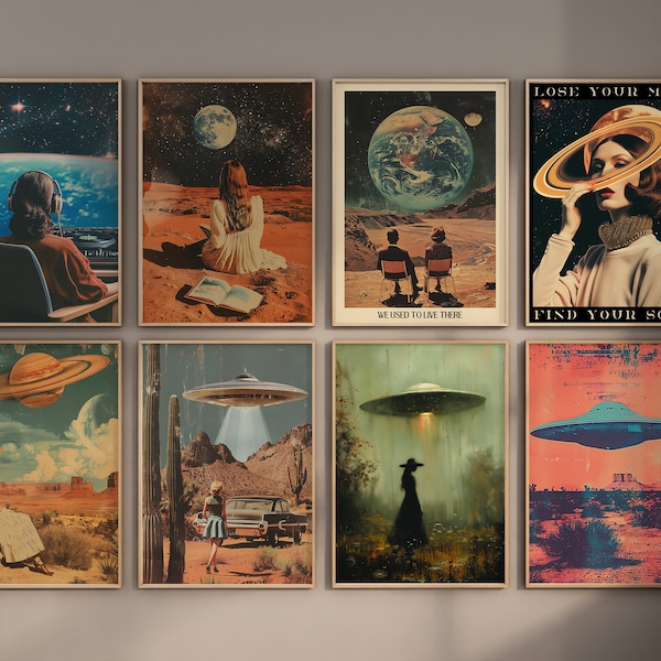 Ufo Poster - Etsy UK