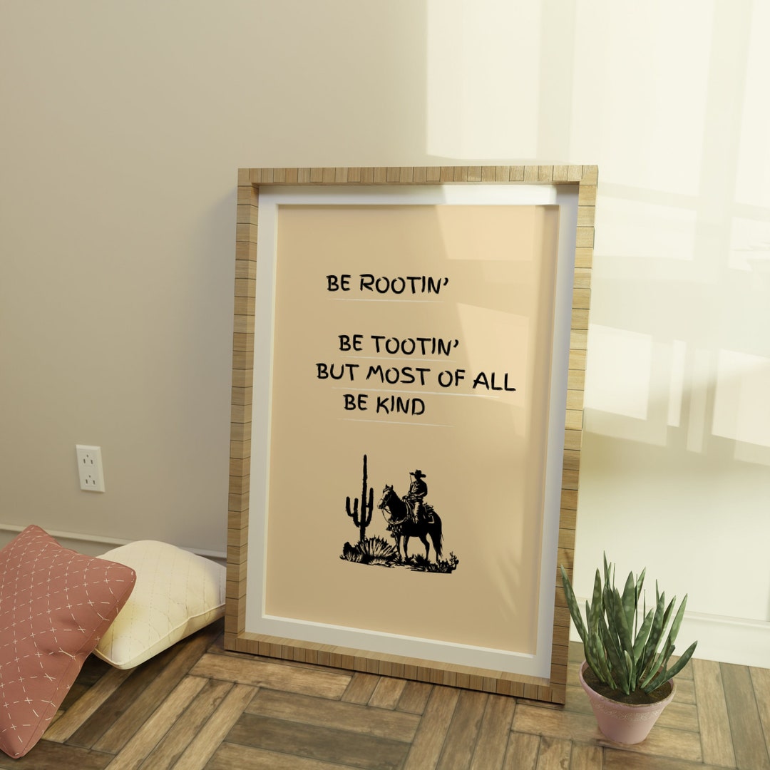 Cowboy Quote Print, Wild West Prints, Vintage Cowboy Room Decor ...