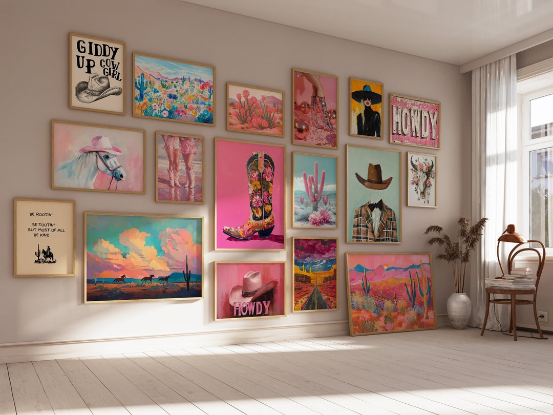 160 Western Wall Prints Cowgirl Poster Print Girly Posters Cowboy Print ...