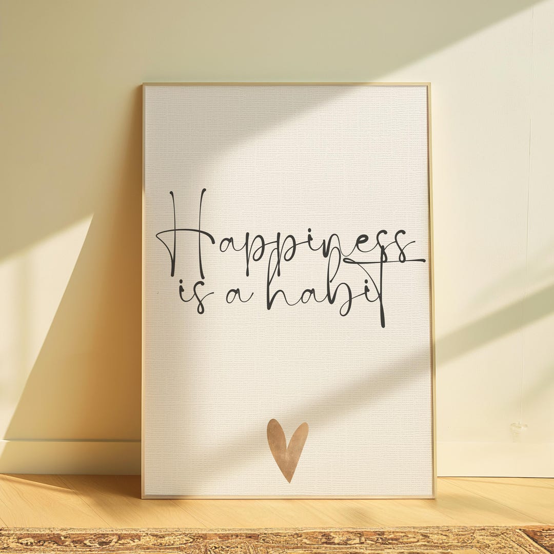 Minimalist Motivational Quote Print | Modern Typography Poster ...