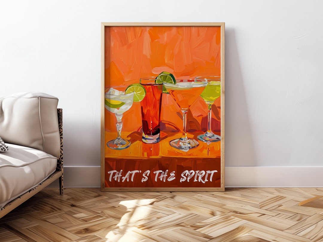 Bar Art Print Vintage Liquor Poster Bar Cart Wall Art Bar Printable Art ...