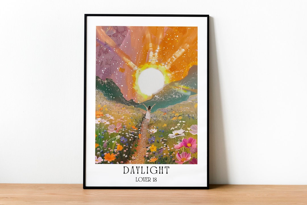 Daylight Swifty Poster Wall Art Decor Aesthetic Watercolor Painting ...