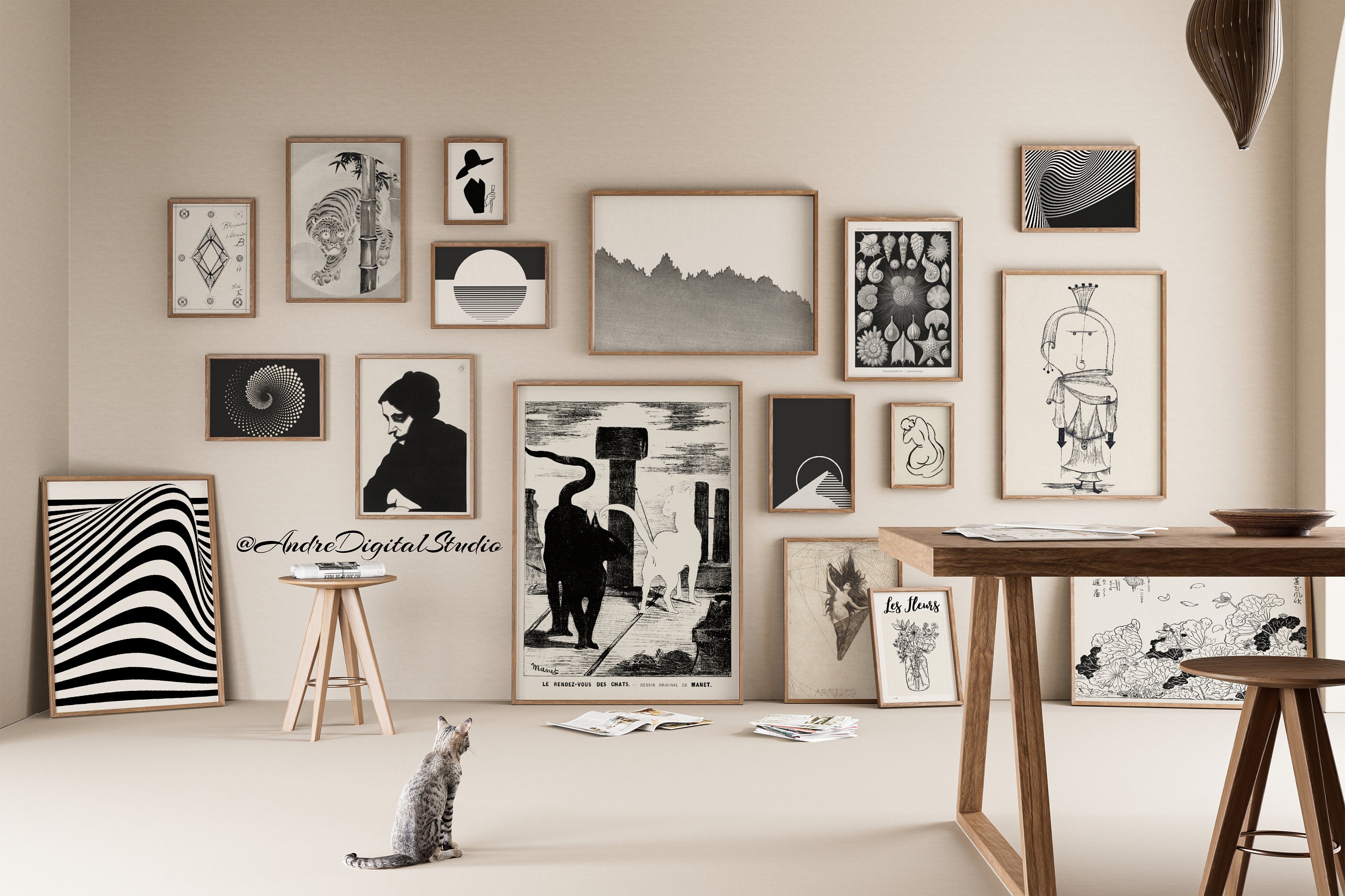 500 Printable Black and White Posters, Wall Art Black and White Prints ...