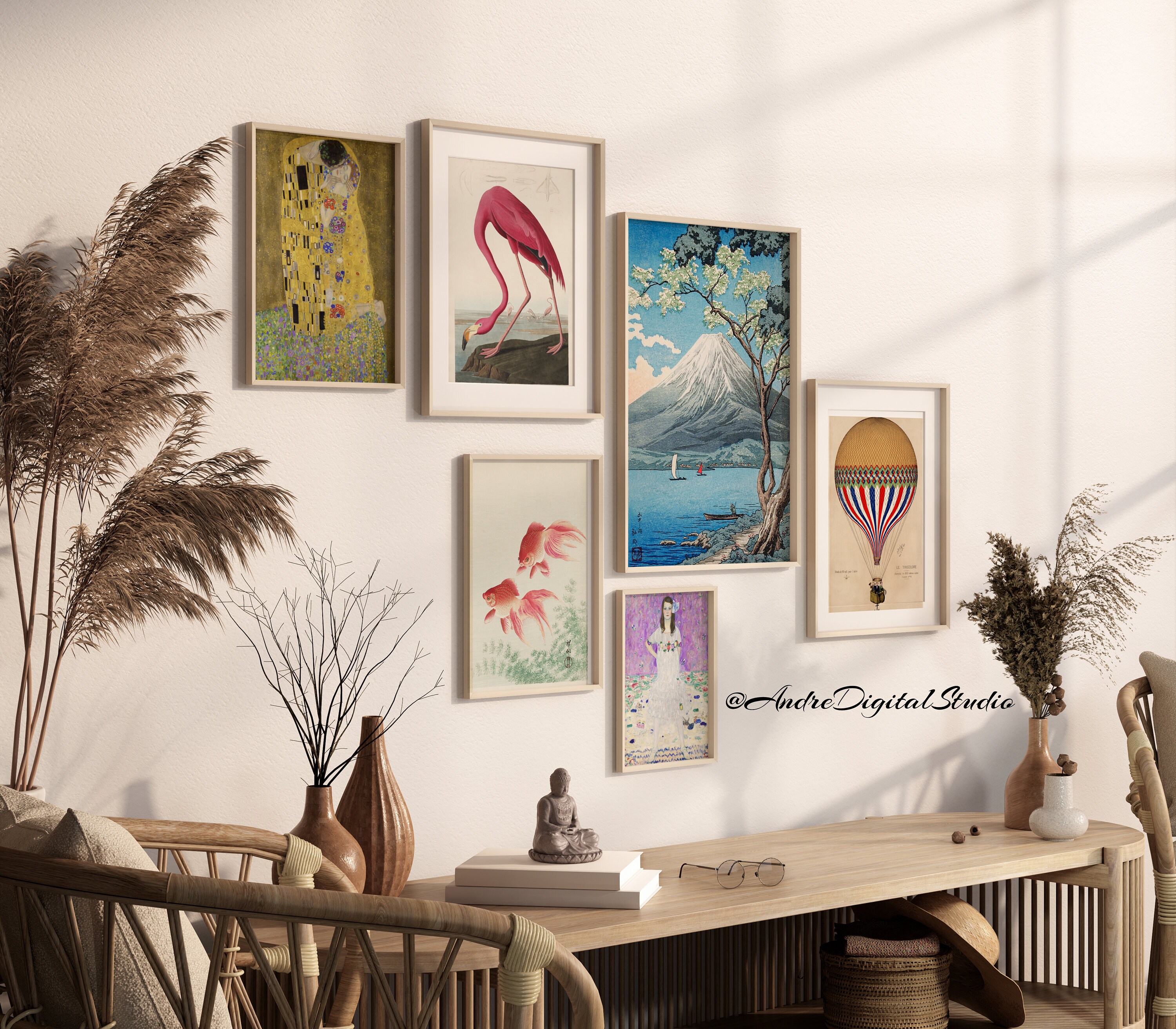 1500 Vintage Posters Wall Art, MEGA BUNDLE Wall Art Prints, Printable ...
