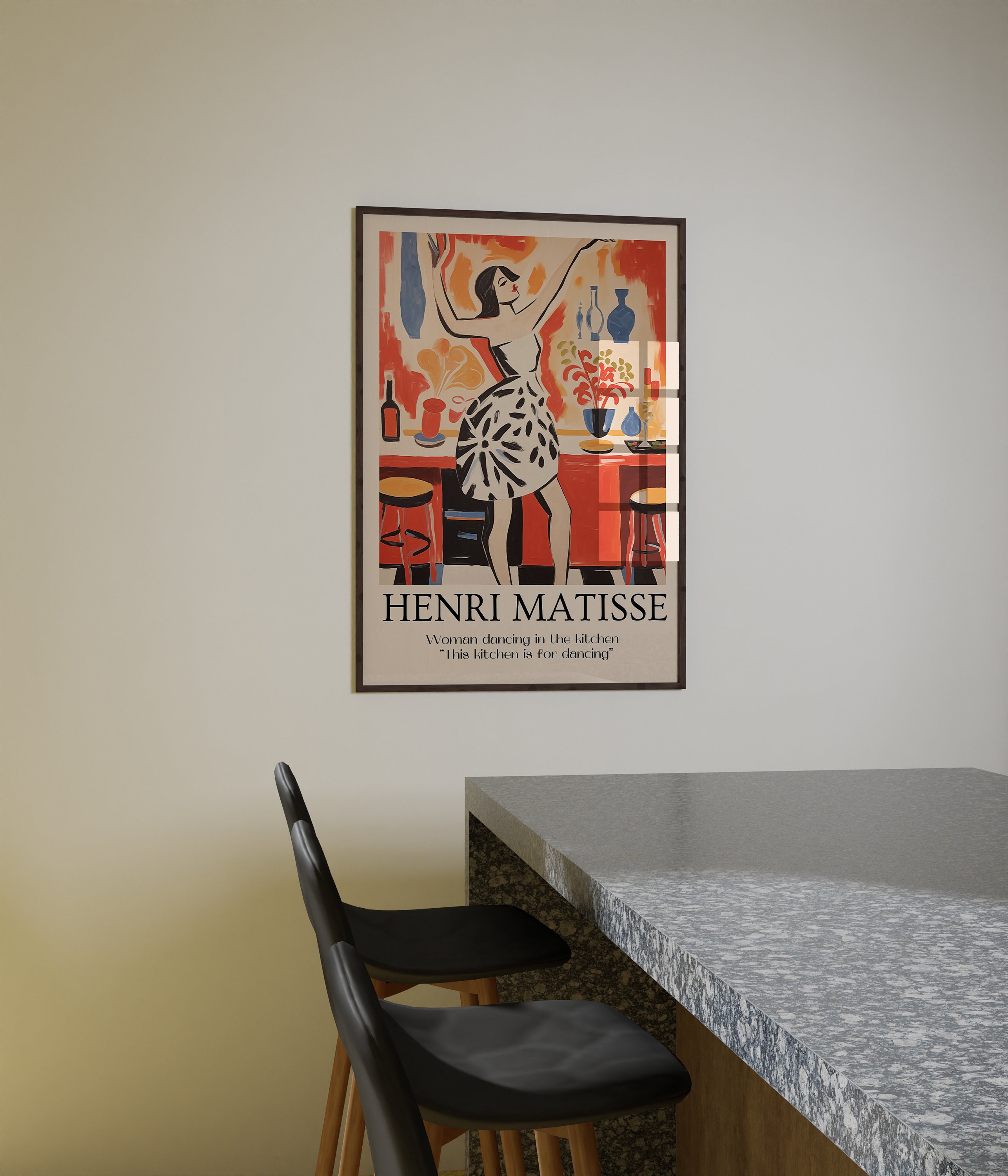 Henri Matisse Painting, Kitchen Wall Decor Matisse Style, Vintage ...