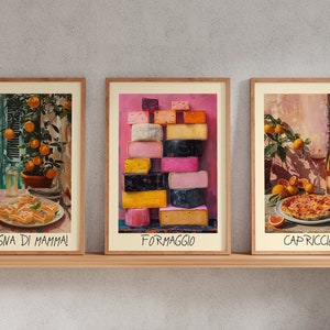 Set of 40 Italian Travel Posters Wall Art Italy Paintings Original ...