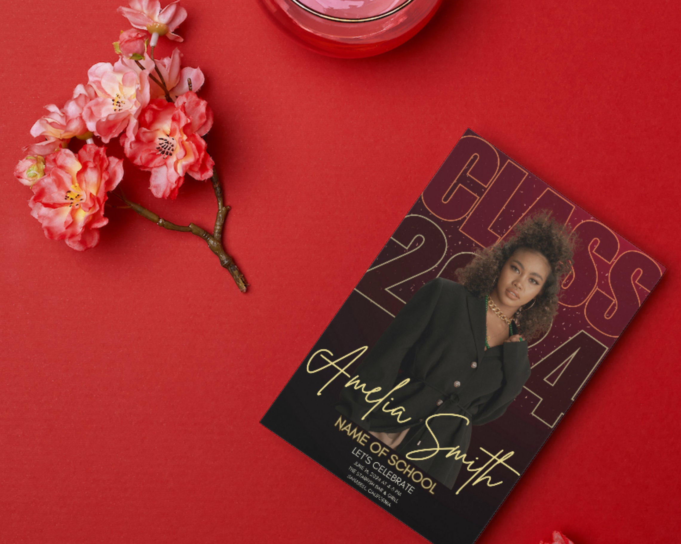 Senior Announcement, Class of 2024 Template, Graduation Party Template ...